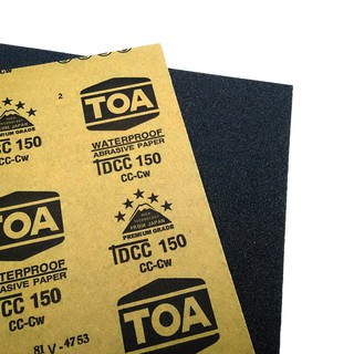 กระดาษทราย กระดาษทรายน้ำ TOA Waterproof Abrasive paper มีหลายเบอร์ให้ ...