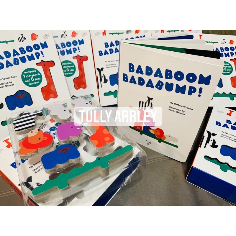 หนังสือกิจกรรม สำหรับเด็ก พร้อมตัวสัตว์ Badaboom Badabump! | Shopee ...