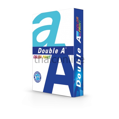 กระดาษถ่ายเอกสาร A4 90แกรม 500แผ่น Double A Color Print | Shopee Thailand