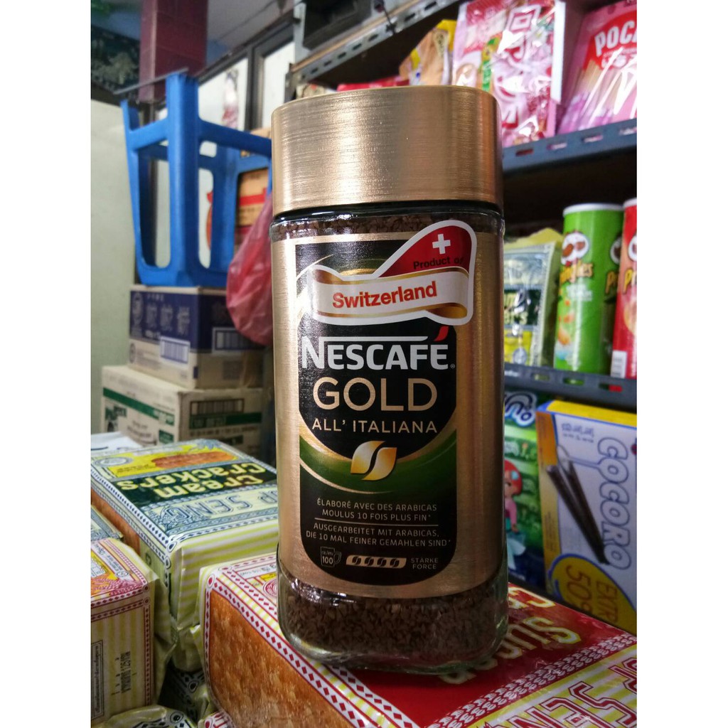 NESCAFE กาแฟสวิส GOLD ALL ITALIANA | Shopee Thailand