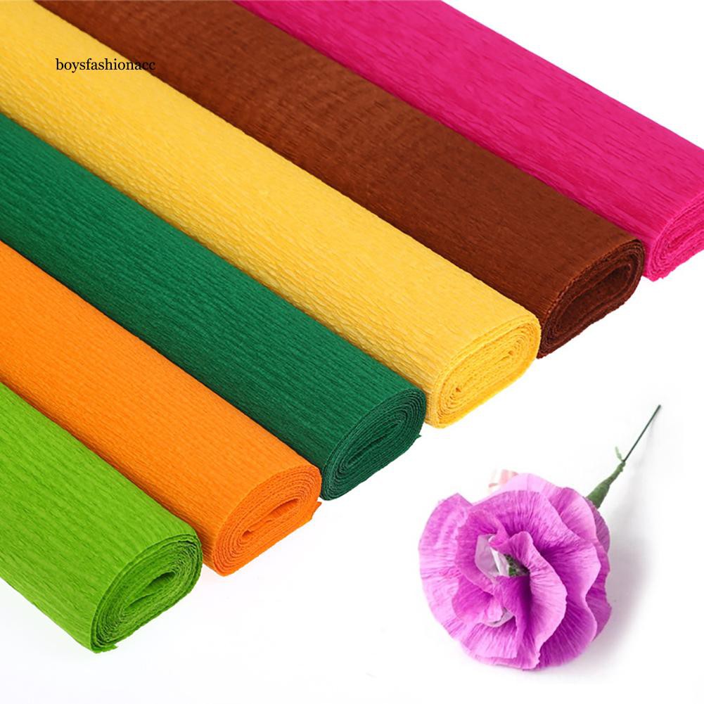 Bfa_folding Origami crinkled Crepe กระดาษ DIY ลายดอกไม้ | Shopee Thailand