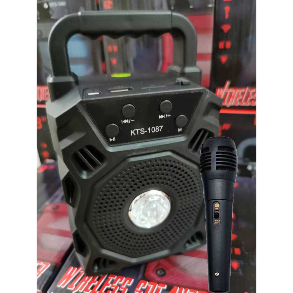 ลำโพงบลูทูธ เสียงดังรุ่น สามารถเสียบไมค์โคโฟนได้ และ ระบบ LED.ค่ะ KTS ...