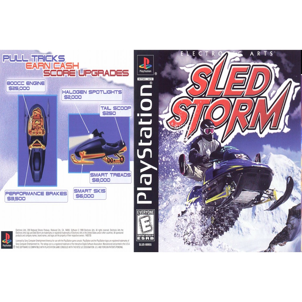 แผ่นเกมส์ PS1 Sled Storm คุณภาพ ส่งไว (CD) | Shopee Thailand