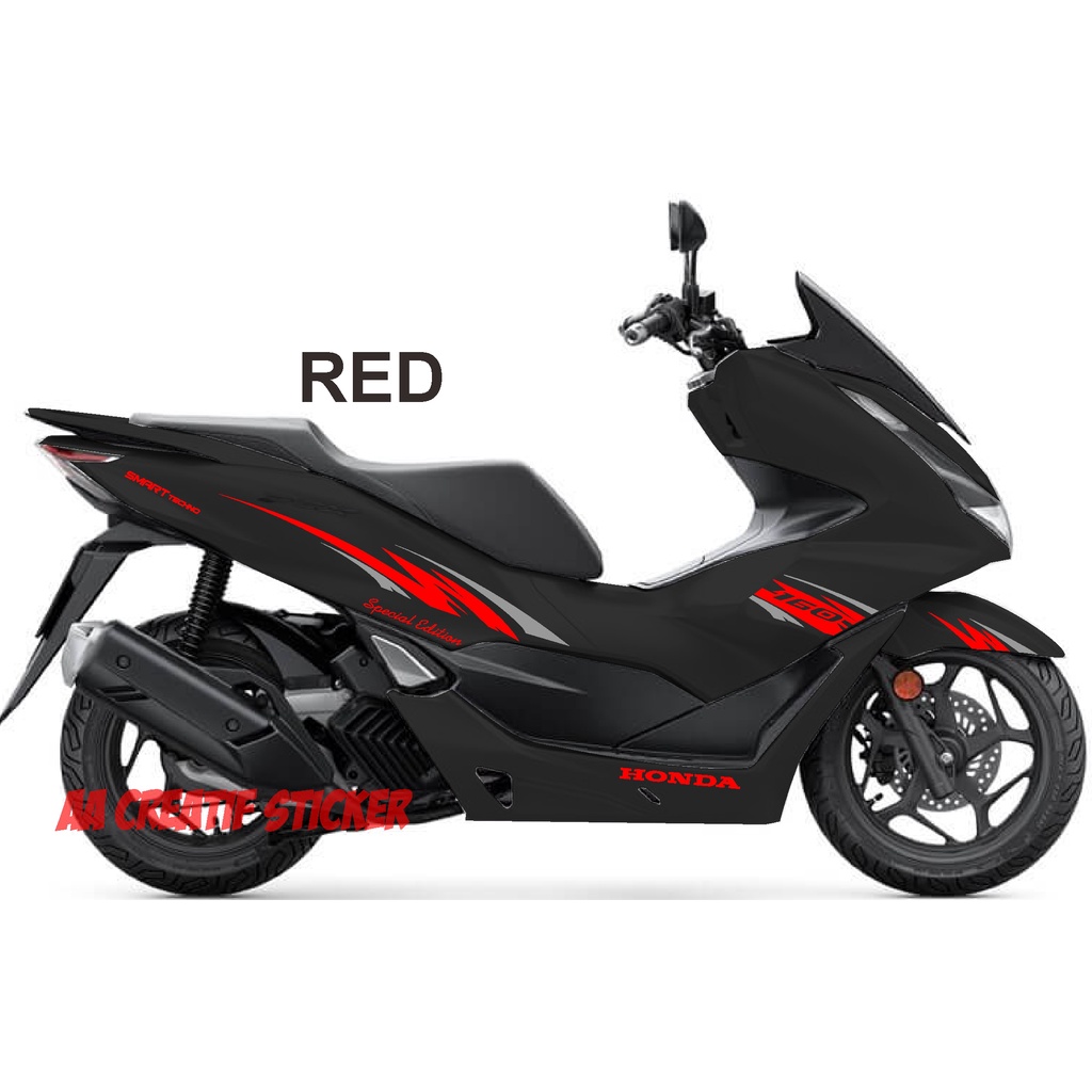 สติ๊กเกอร์ตัด สติ๊กเกอร์ตัด HONDA PCX 160 MINIMALIST | Shopee Thailand