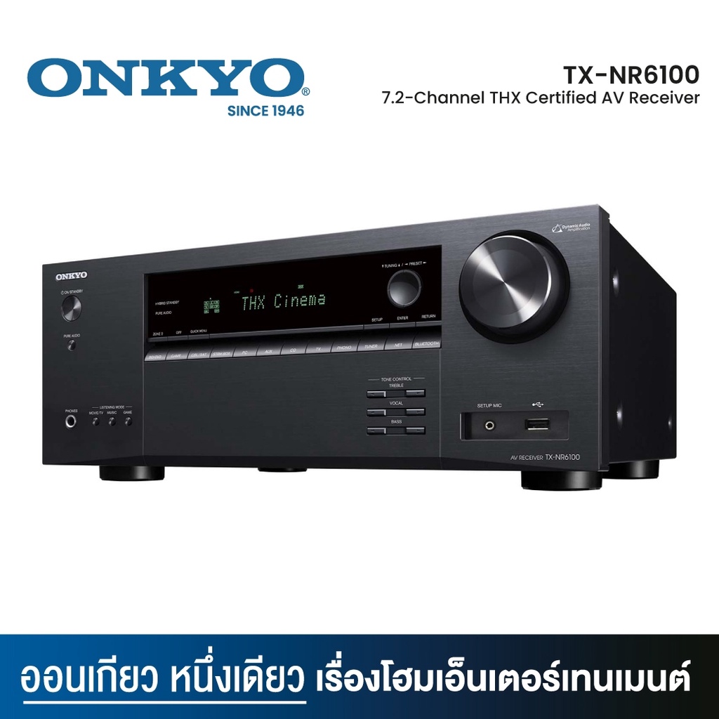 Onkyo TX-NR6100 (7.2-Channel THX Certified AV Receiver) ของแท้ 100% รับ ...