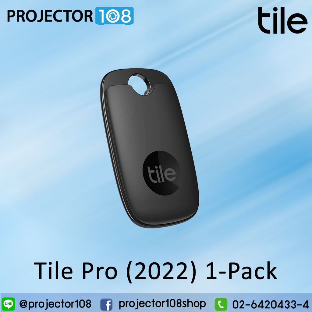 Tile Pro Powerful Bluetooth Tracker,Up to 400ft Range.Water-Resistant ...