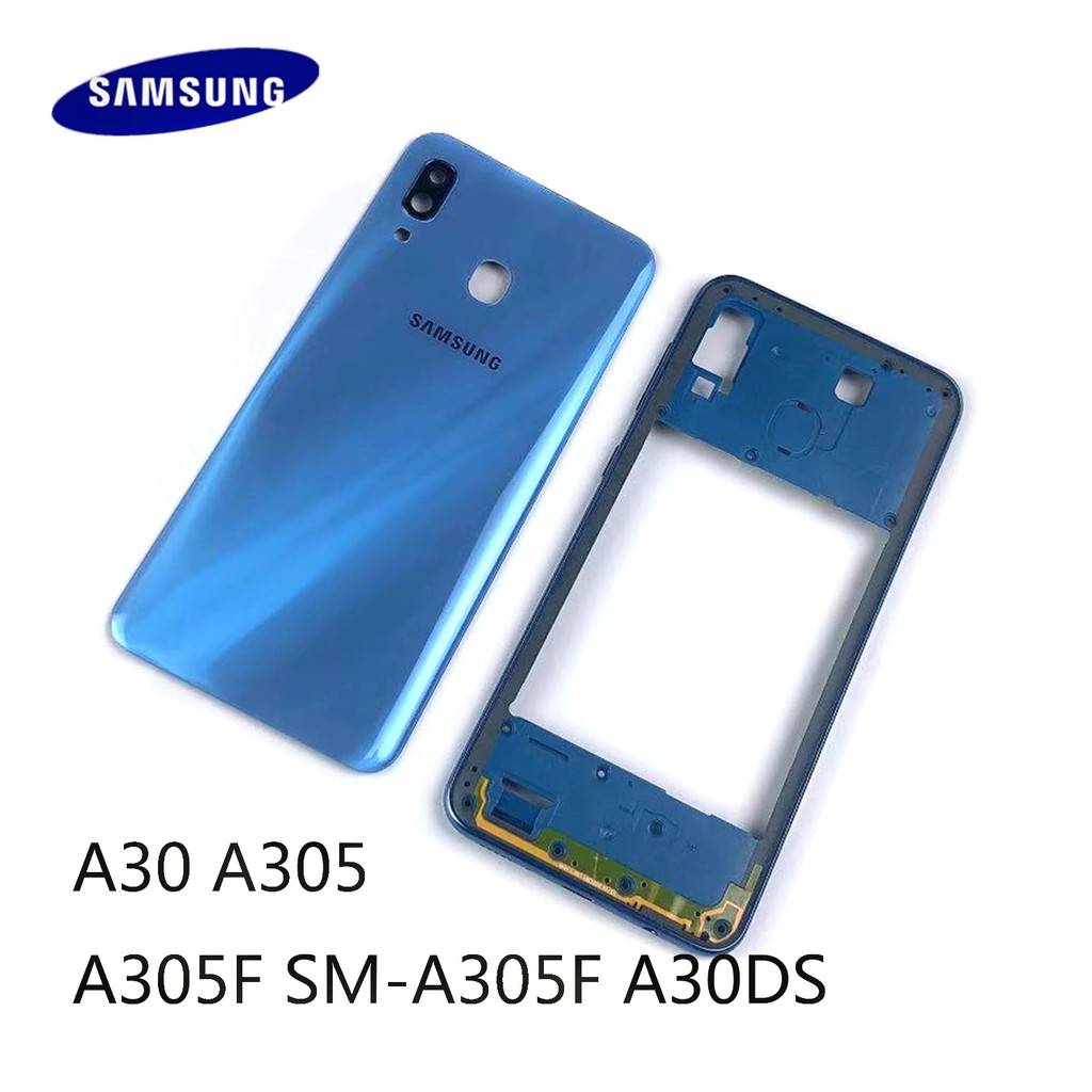 สําหรับ Samsung Galaxy A30 A305 A305F SM-A305F ที่อยู่อาศัยกลางกรอบกรณี ...