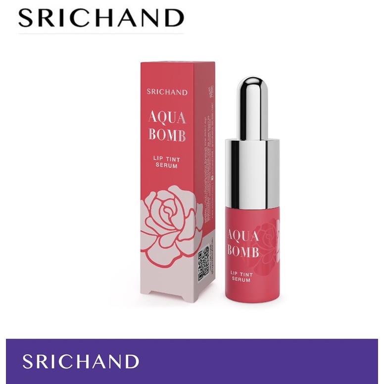 SRICHAND ศรีจันทร์อควา บอมบ์ ลิป ทินท์ เซรั่ม 10 เฉดสี Aqua Bomb Lip Tint Serum ขนาด 2.0gdd ...