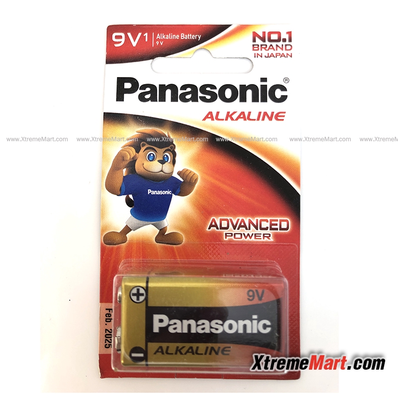 ถ่านอัลคาไลน์ Panasonic 9V รุ่น 6LR61T/1B Non rechargeable battery (ก้อนละ) ของแท้ 100% | Shopee ...