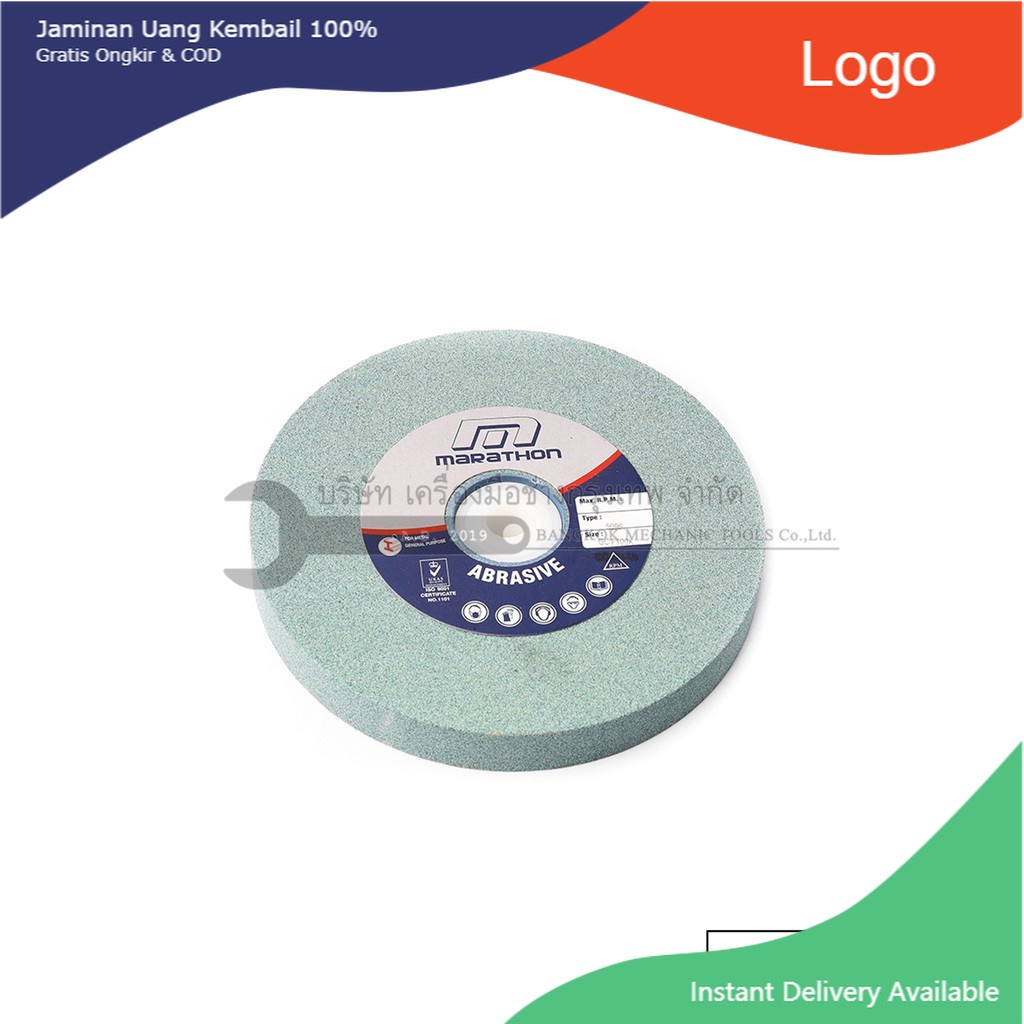 พร้อมส่ง MARATHON หินไฟ ขนาด 6 นิ้ว เบอร์ 120 หนา 3/4 - 1นิ้ว รุ่น KT-Z032-1261 - KT-Z032-1262 ...