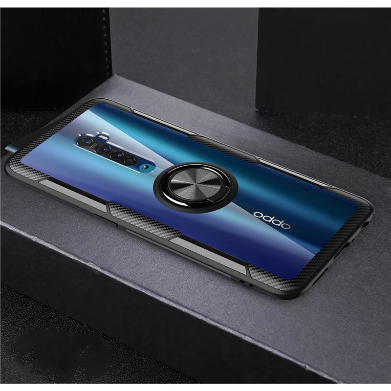 Oppo Reno 2 2Z 2F / Reno / Reno 10x Zoom ในตัว ใส แหวน ขาตั้ง รถ เคส ...