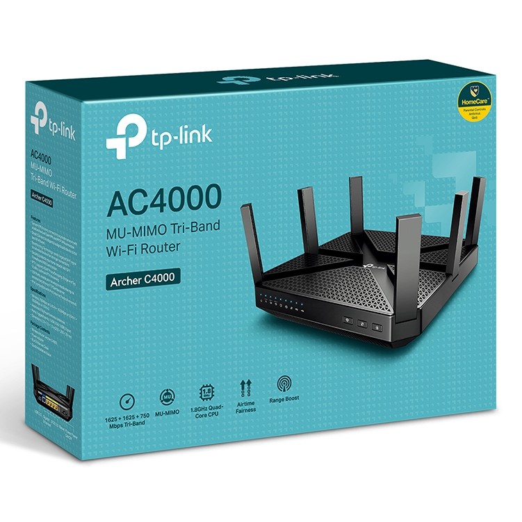 TP-LINK (Archer C4000) MU-MIMO Tri-Band Wi-Fi Router | Shopee Thailand