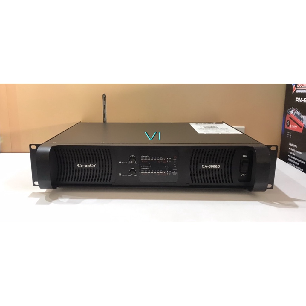เพาเวอร์แอมป์Ce-anCe CA-8000D Class-D เพาเวอร์สวิทชิ่ง 2 แชนแนล และ ระบบป้องกันกระแสไฟเกิน ระบบ ...
