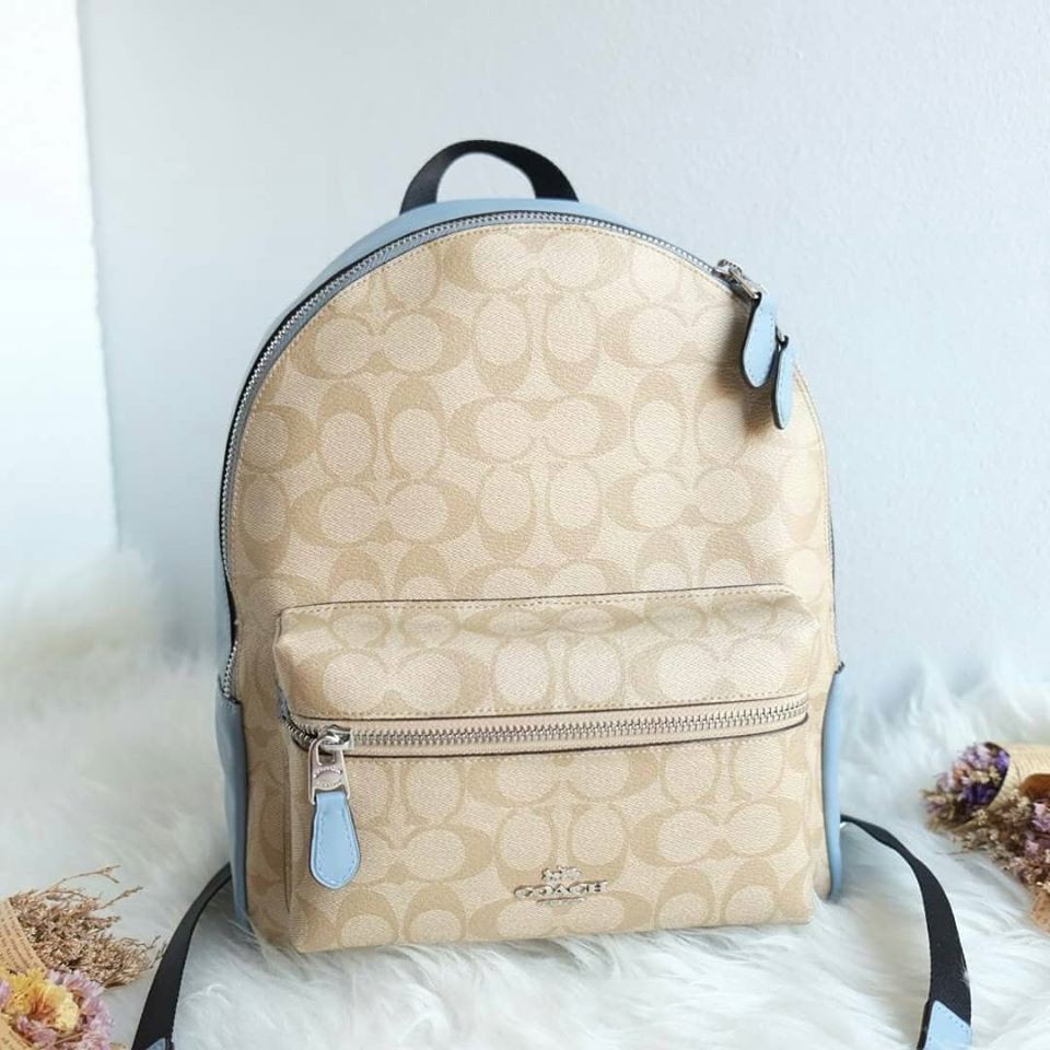 COACH MEDIUM CHARLIE BACKPACK IN SIGNATURE CANVAS | Shopee Thailand