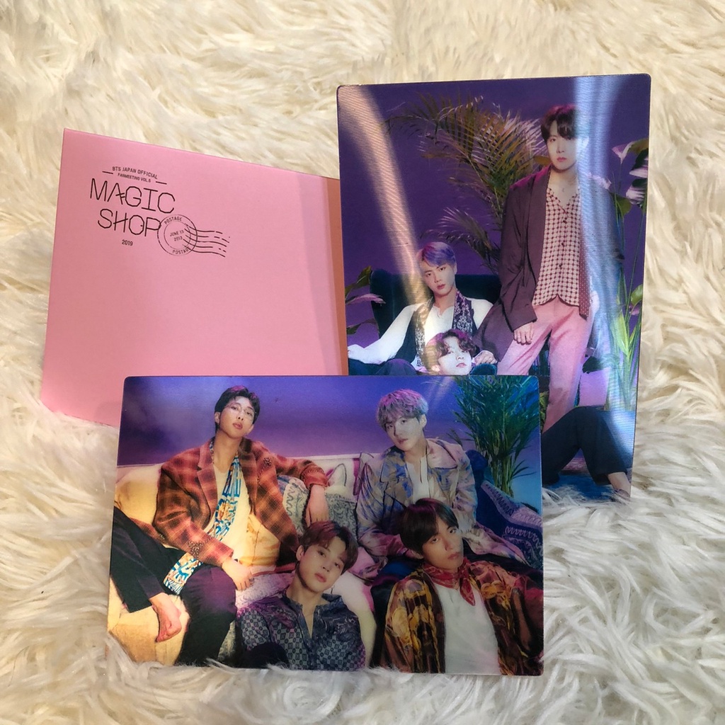 SET bts magic shop lenticular postcard | Shopee Thailand