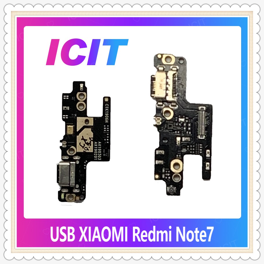 USB Xiaomi Redmi Note 7 อะไหล่สายแพรตูดชาร์จ แพรก้นชาร์จ Charging ...