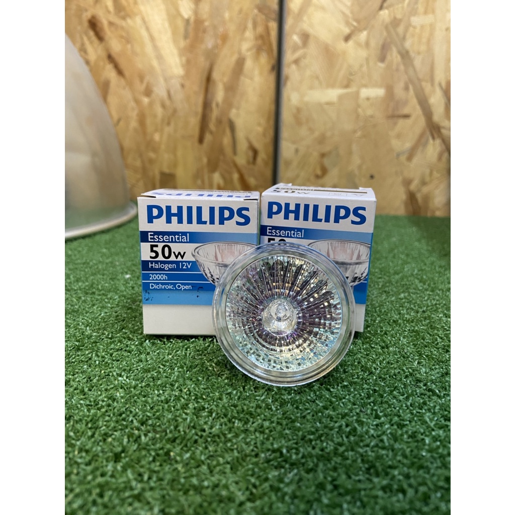 PHILIPS-หลอด Halogen 12v. 50w. - เปิด | Shopee Thailand