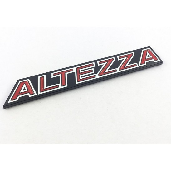 โลโก้เพจ อัลเท็ซซ่า โตโยต้า งานโลหะ ติดด้านหลัง Metal ALTEZZA Letter ...