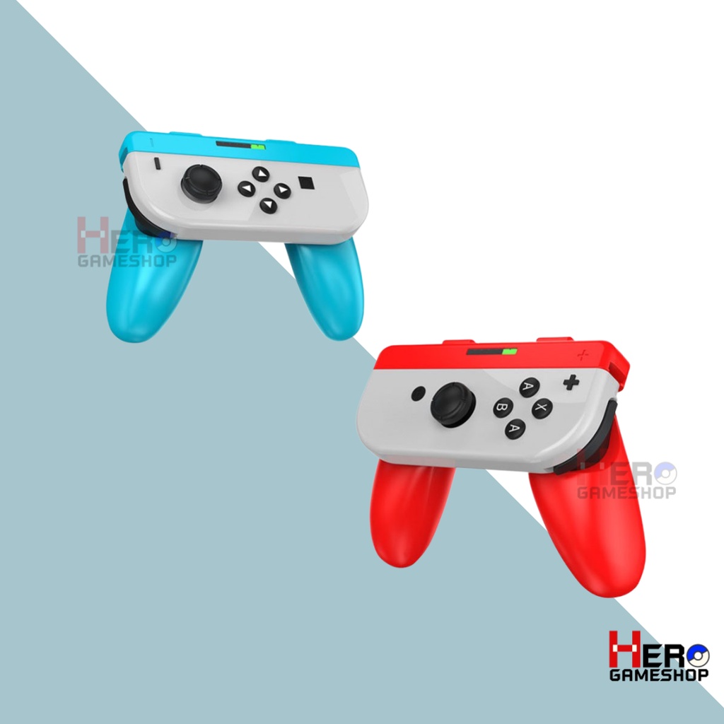 JYS LED Grip Joy Con Nintendo Switch OLED / กล่องแดง จอยคอน เล่น2คน | Shopee Thailand