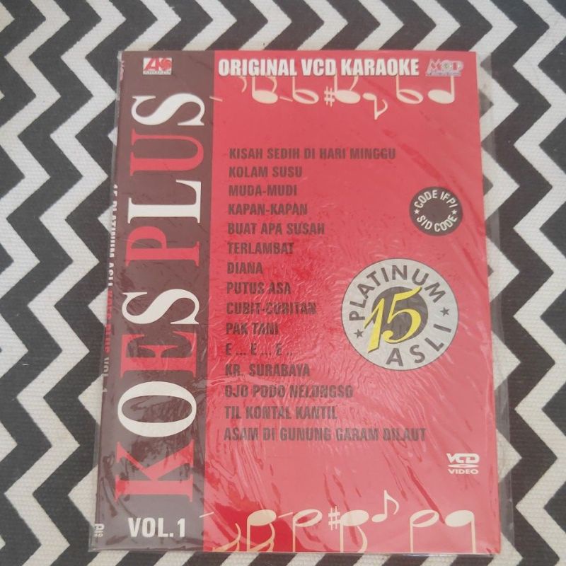 ORIGINAL KARAOKE VCD 15 ORIGINAL PLATINUM KOES PLUS VOL.1 | Shopee Thailand