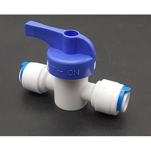Inline Ball Valve Quick Connect Shut Off for RO Water | Shopee Thailand