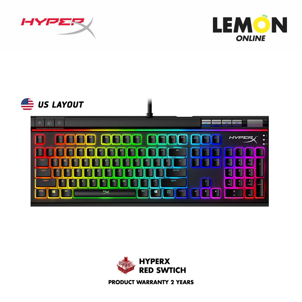 HyperX Alloy Elite 2 Mechanical Gaming Keyboard - HyperX Red Switch ...