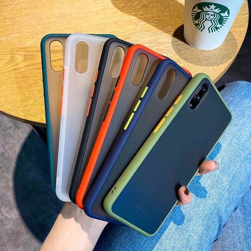 [ส่งจากไทย] ปุ่มสีผิวด้าน Case Samsung Galaxy A02 เเสี่ยวมี่ ขอบนิ่ม ...