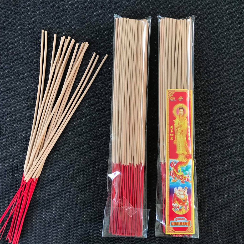 ธูปหอมมหาเศรษฐี ชุดธูปไหว้พระ หรือ นำไปถวายวัด น้ำหนัก100 กรัม | Shopee ...