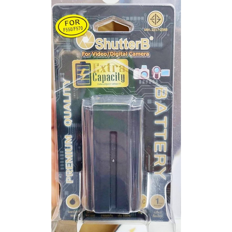 Battery แบตเตอรี่กล้อง ยี่ห้อ Shutter B รุ่น NP-F550 / F570 สำหรับ ...
