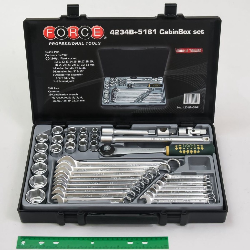 FORCE ลูกบล็อก ลูกบล็อค ลูกบล๊อก ชุดลูกบ๊อกซ์ 6 เหลี่ยม 1/2นิ้ว 23ชิ้น ...