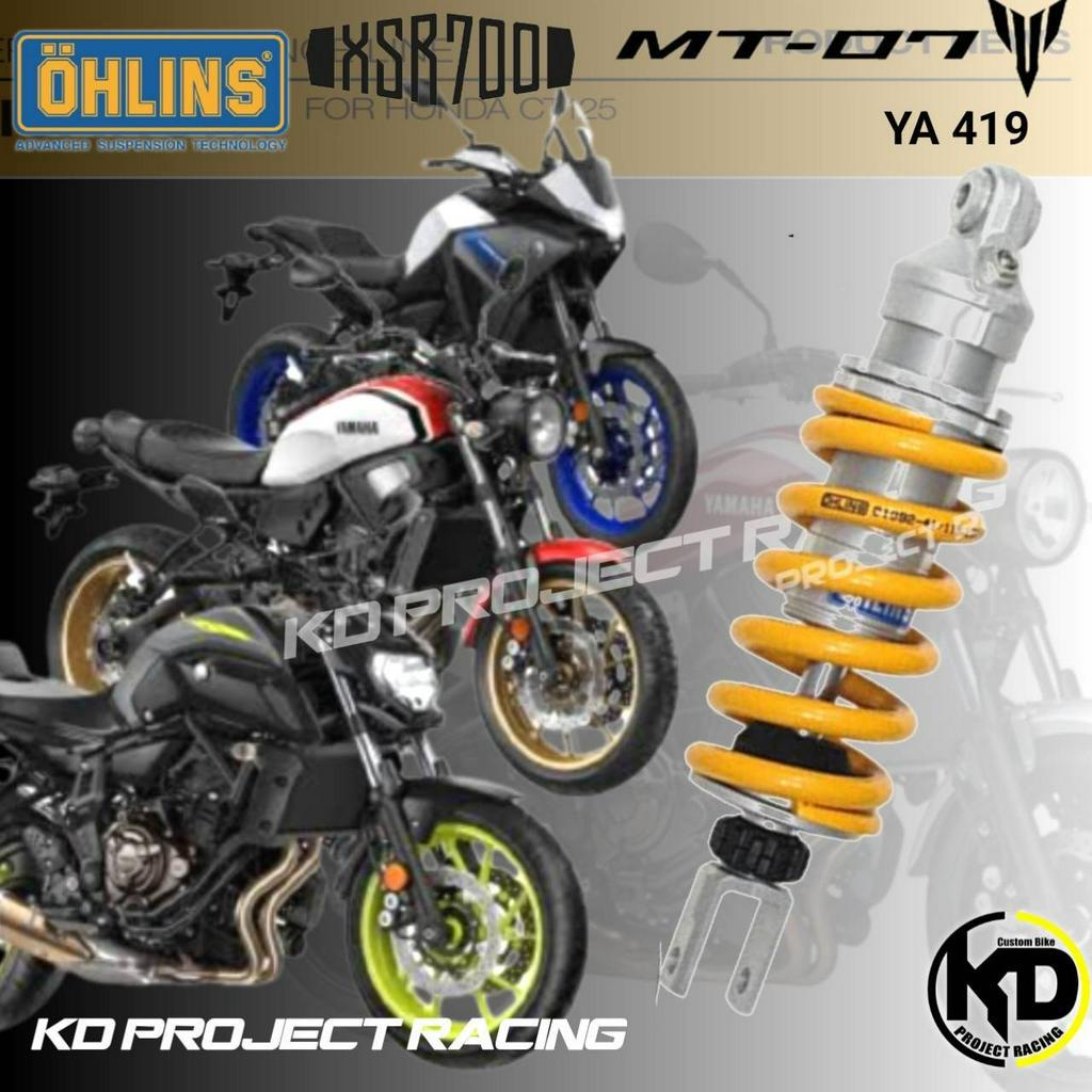 โช๊คหลัง Ohlins YA 419 Yamaha MT07,SXR700 2017-2024 แท้ 100% | Shopee Thailand