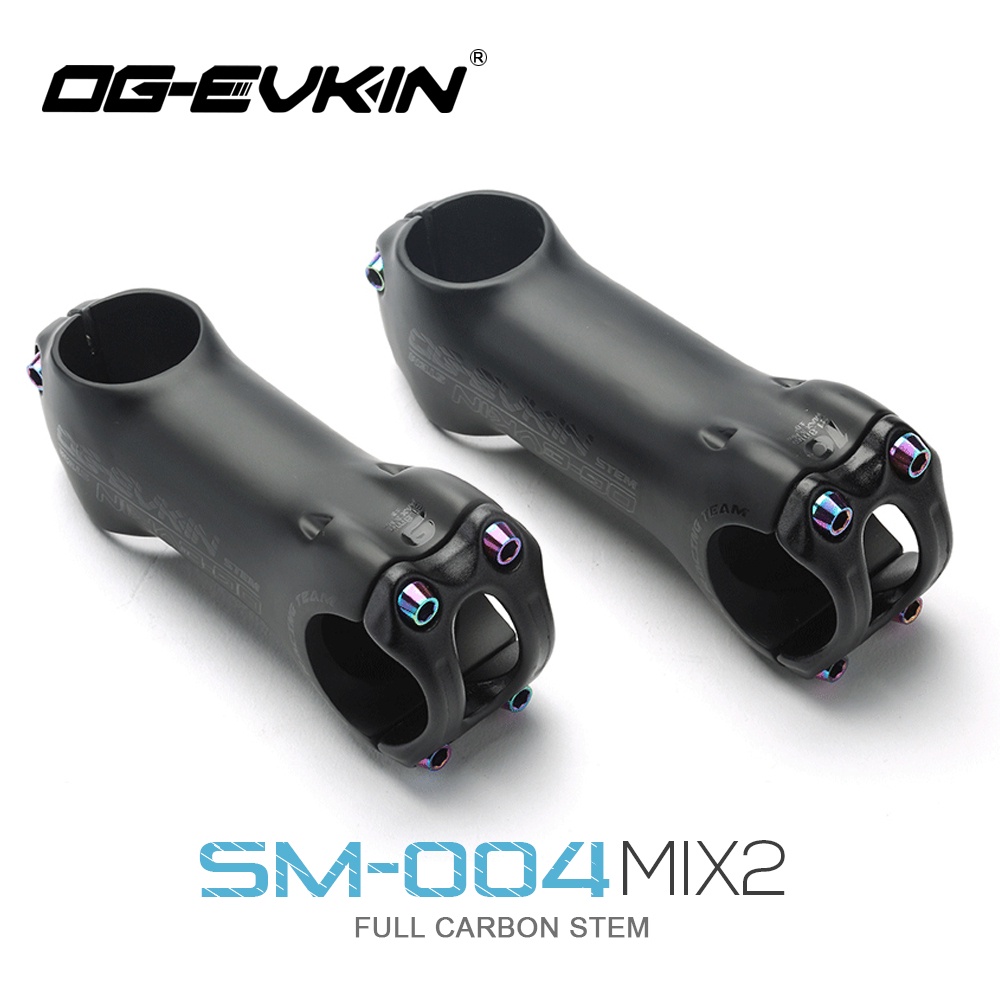 OG-EVKIN Carbon MTB Bicycle Stem 6/17 Degree 31.8mm Carbon Road Bike ...