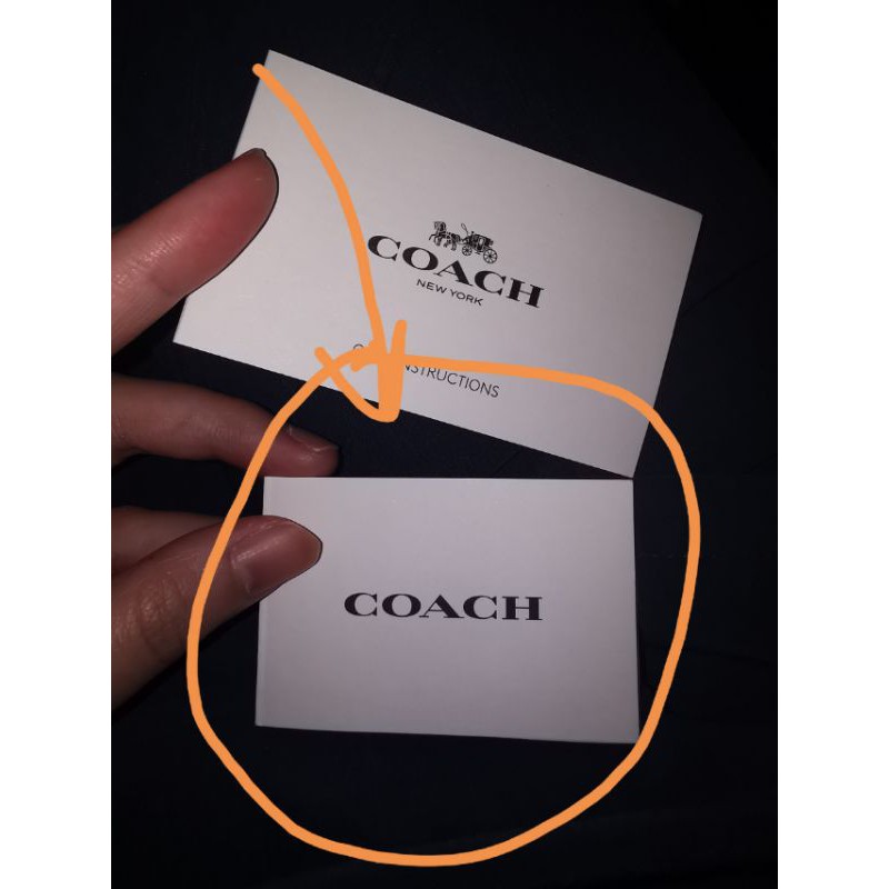 ใหม่ แท้ 100% coach care card brandname bag accessories | Shopee Thailand