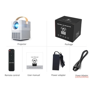 Mastersat BYINTEK P7 Android 4K Full HD LED Projector 1080P โปรเจคเตอร์ ...