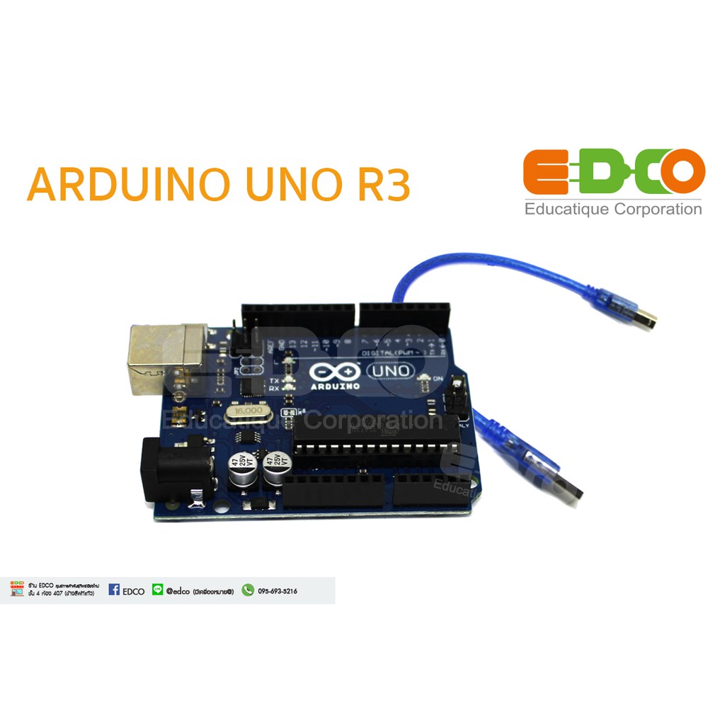Arduino UNO R3 พร้อมสาย USB | Shopee Thailand