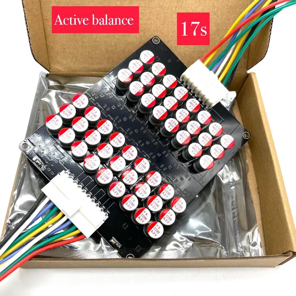 Active Balance 3S 4S 7S 8S 14S 17S บอร์ดเเอคทีฟบาลานซ์ สำหรับ LiFePo4 ...