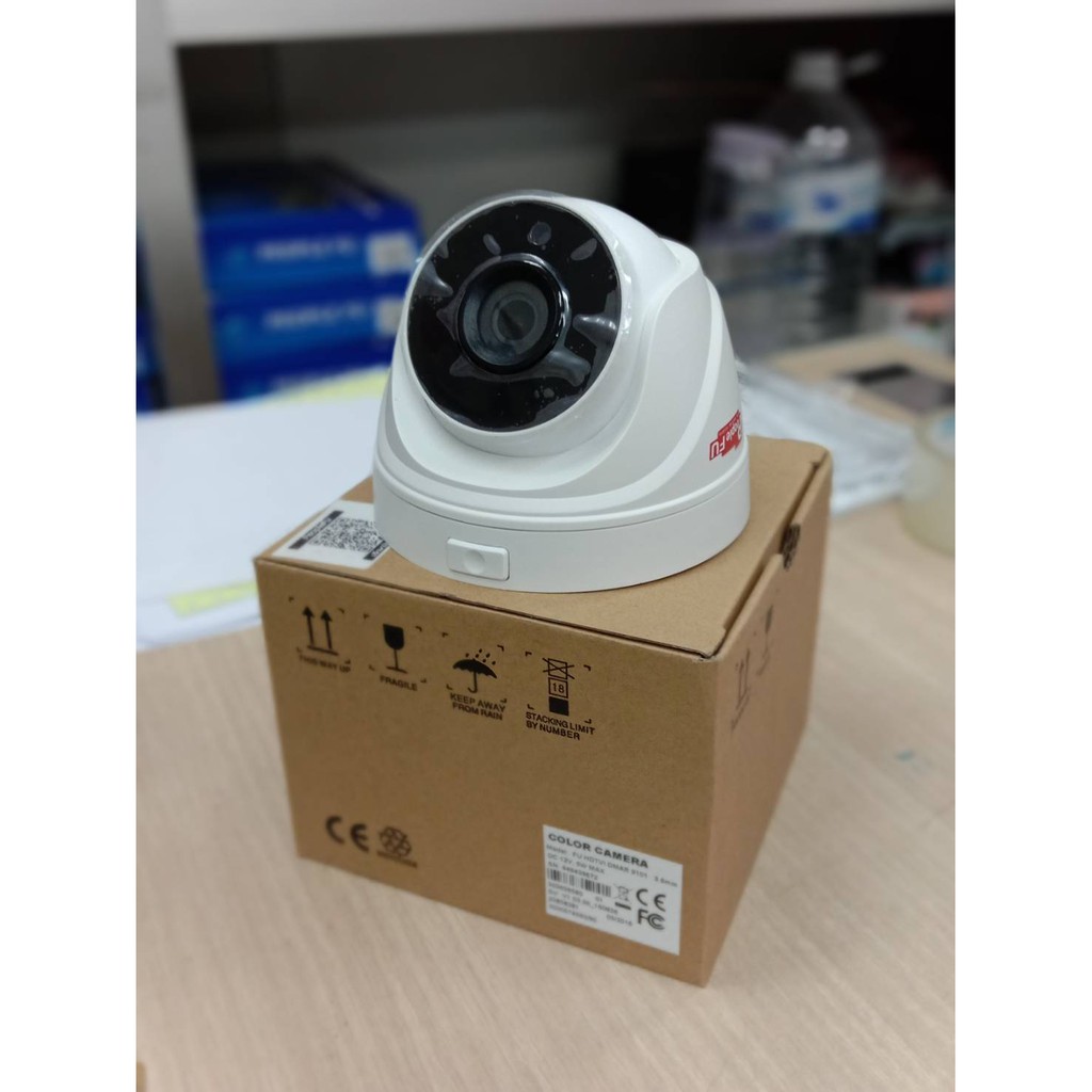 กล้องวงจรปิด(โดม)ความละเอียด 3 ล้านพิกเซลFu HDTVI DMAR 9101 Lens 3.6mm ...