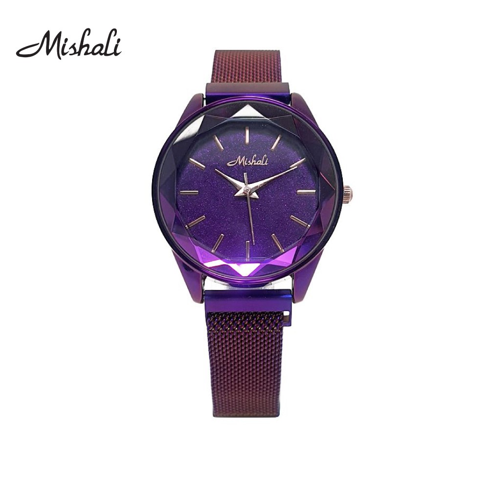 Mishali นาฬิกาข้อมือผู้หญิง รุ่น MI18010 สายสแตนเลสสตีล ตัวล็อคแบบ ...