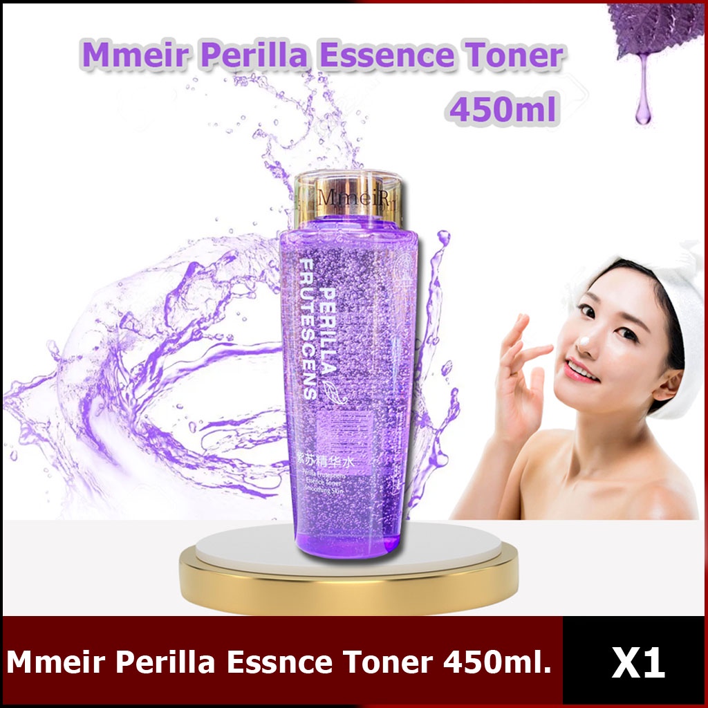 Mmeir Perilla Essence toner 450ml.สีม่วง สินค้าพร้อมส่ง!! | Shopee Thailand
