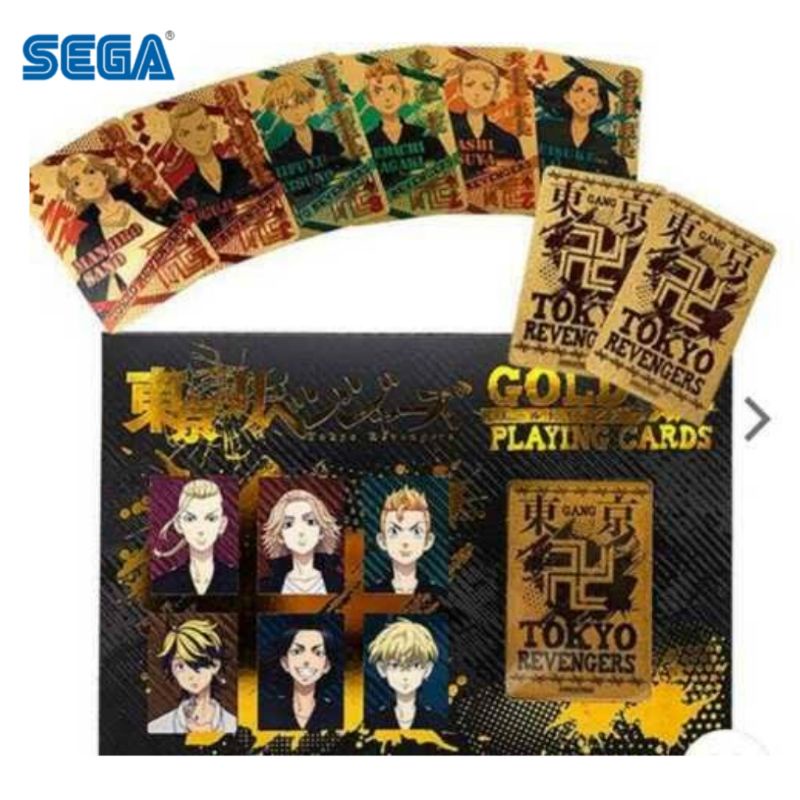 Tokyo Revengers Gold Playing Cards Sega Prize Japan New การ์ด | Shopee ...