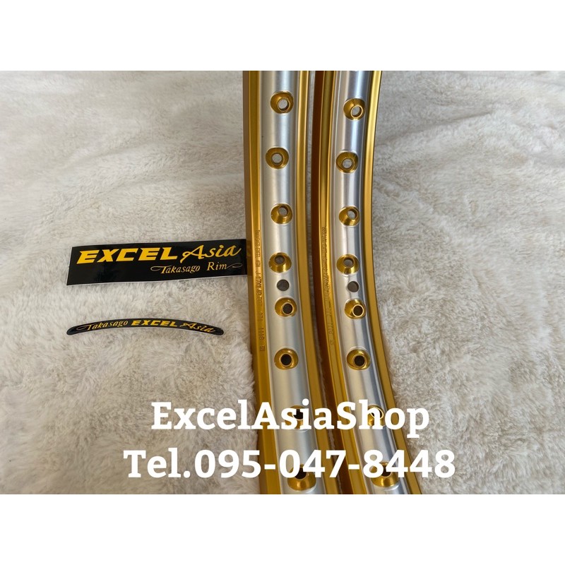 ล้อexcel asia แท้ สีทองทูโทน (ราคาต่อคู่) | Shopee Thailand