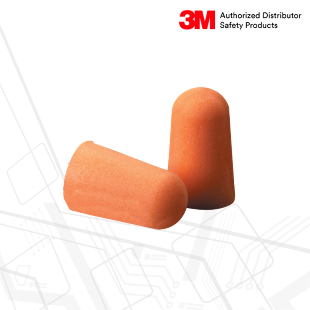 3M™ โฟมลดเสียง รุ่น 1100 ชนิดไม่มีสาย บรรจุซองพลาสติก ค่าการลดเสียง 29 ...