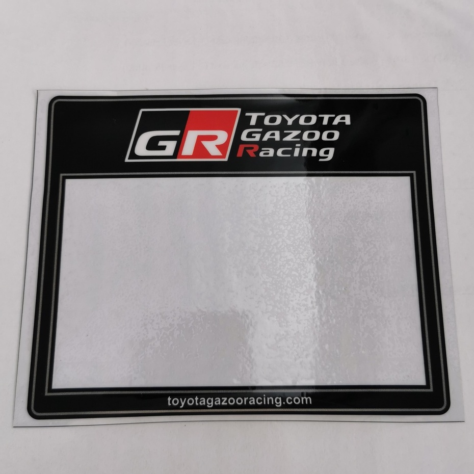 Gr Toyota Gazoo Racing Road Tax Sticker สติ๊กเกอร์ในร่ม Toyota | Shopee ...