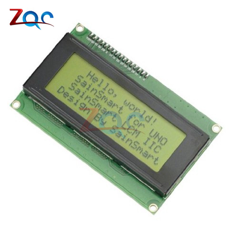 บอร์ดหน้าจอ LCD 2004 20*4 LCD 20X4 5V ไฟแบ็คไลท์ สีฟ้า สีเหลือง LCD2004 ...