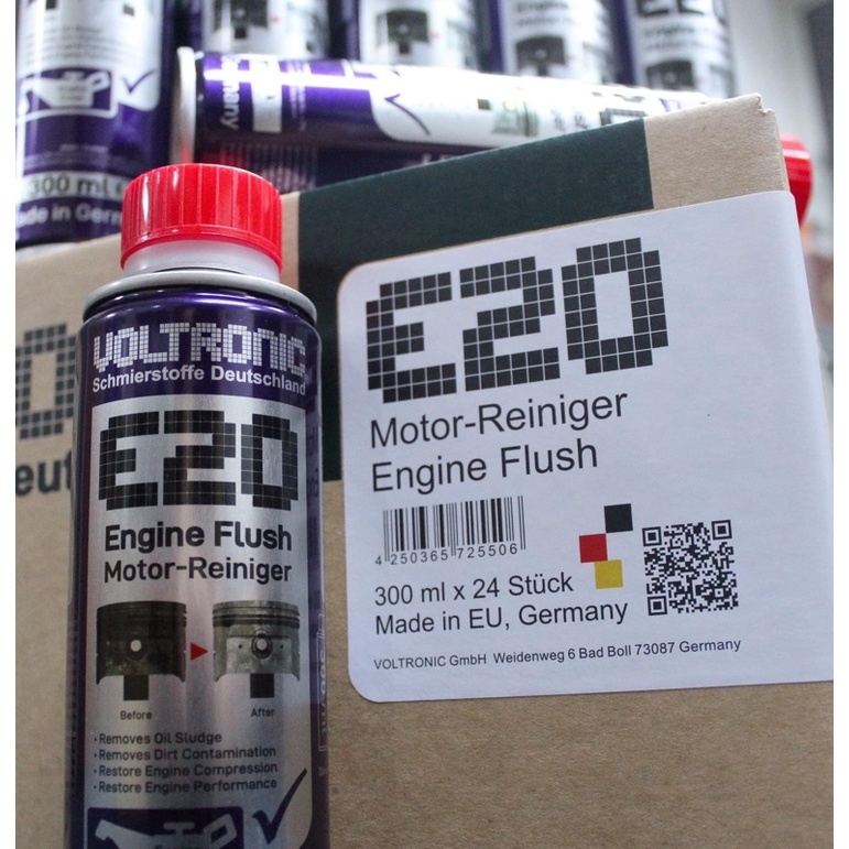 🔴 Voltronic E20 Engine Flush (ฟลัชชิ่งออยล์)สารทำความสะอาดภายในเครื่องยนต์ | Shopee Thailand