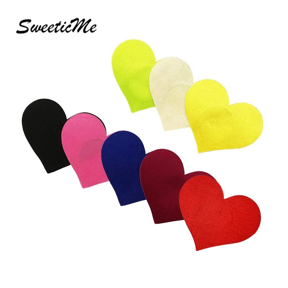 SweeticMe 1 คู่ Mini Heart Shape Breast Sticker สําหรับสติกเกอร์หน้าอก ...