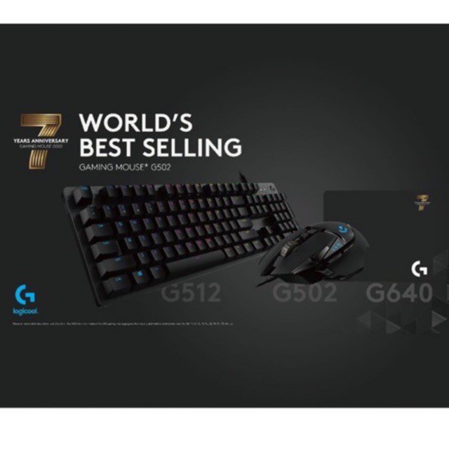 Logitech 7th Anniversary Gaming Set (G512+G502+G640) | Shopee Thailand