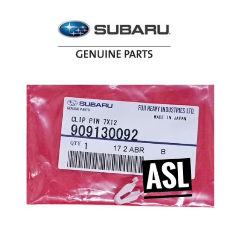 909130092 Subaru คลิปเครื่องมือแผงคอนโซลกล่อง BRZ Exiga Forester ...