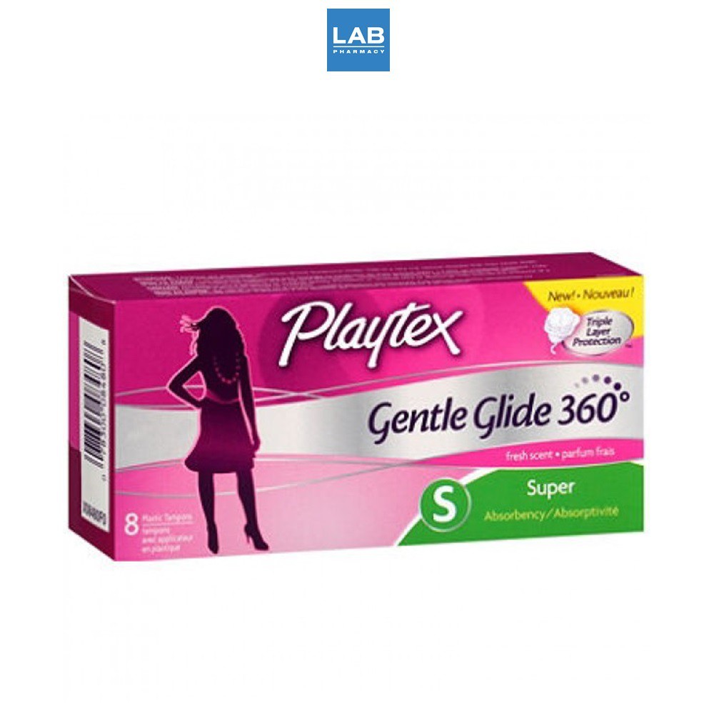 Playtex Gentle Glide 360 - ผ้าอนามัยแบบสอด รุ่น Super บรรจุ 8 ชิ้น ...