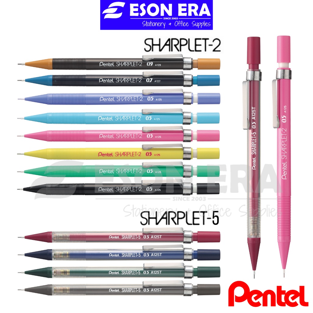 ดินสอกด Pentel Sharplet 2 Sharplet 5 ขนาด 0.5 มม. 0.7 มม. 0.9 มม. | Shopee Thailand